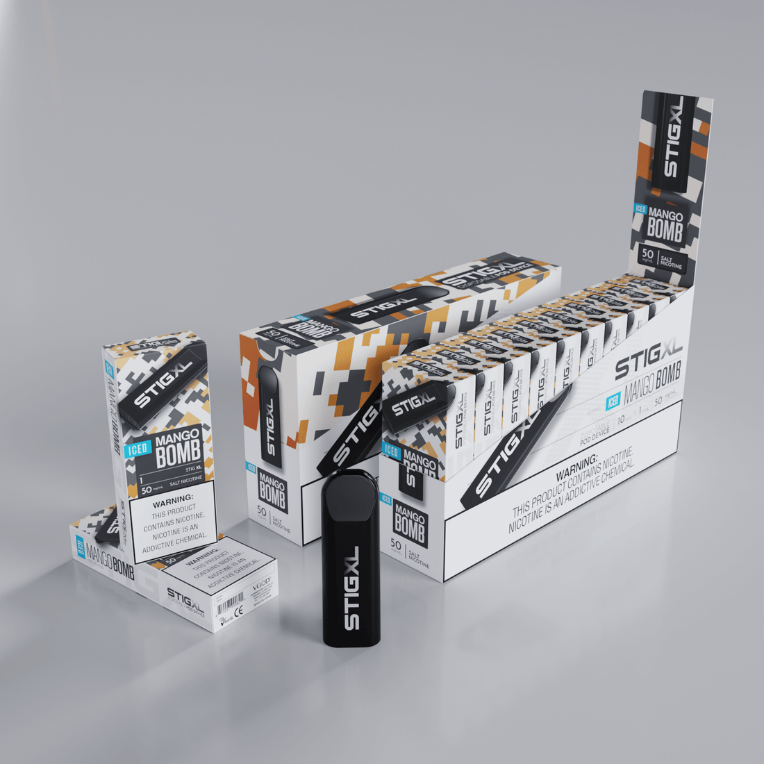 STIG XL ICED MANGO BOMB (50MG) – Bida Vape